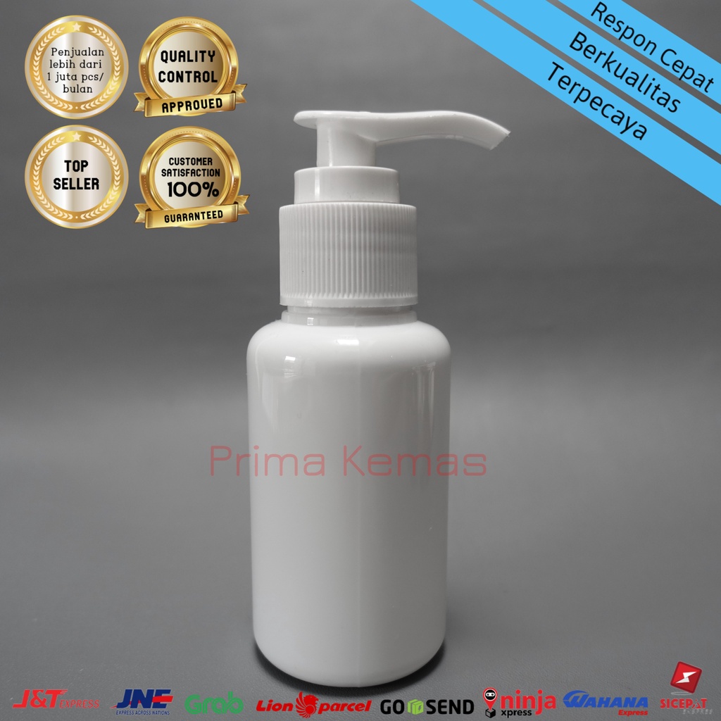 Jual Botol Pump Lotion 70 ml - botol kosmetik 70 ml - botol skincare ...
