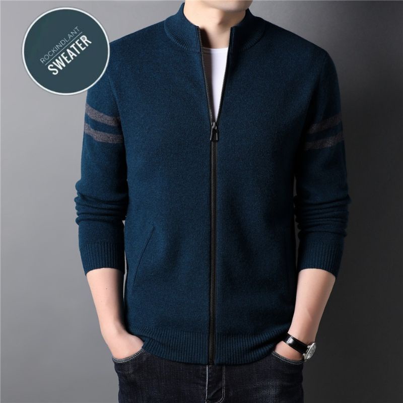Jual Jaket Sweater Rajut Cotton Pria/Sweater Pria/Sweater Rajut Zipper ...