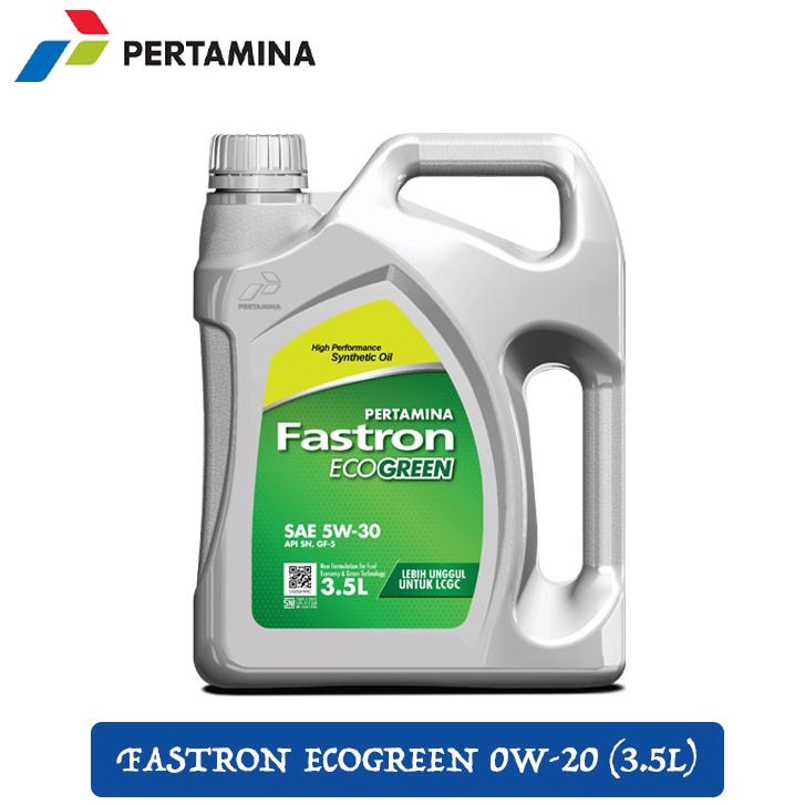 Jual Oli Mesin Pertamina Fastron ECO GREEN 5W-30 API SN/GF-5 - 3,5 ...