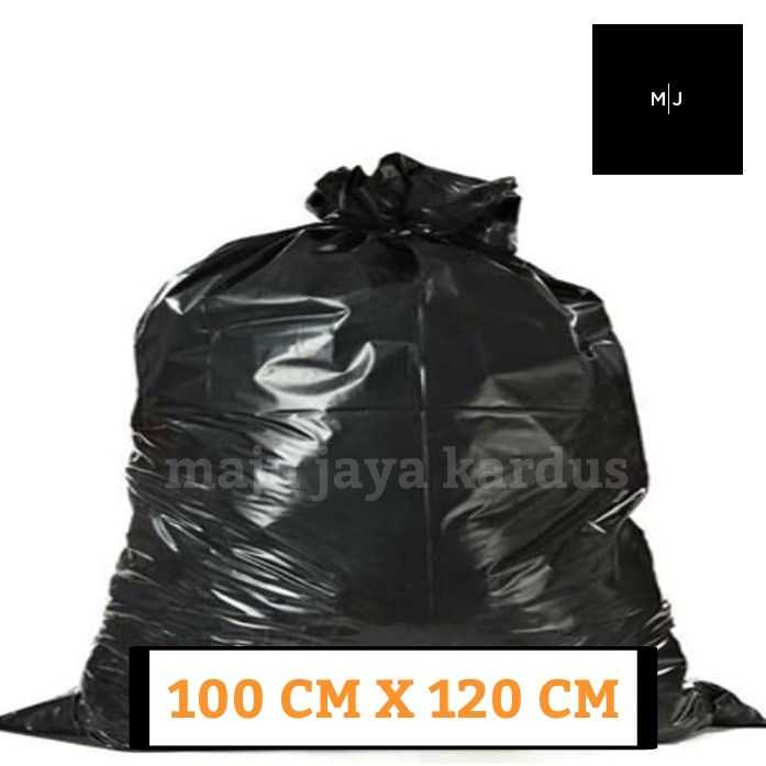 Jual Plastik Kantong Kresek Sampah Besar Jumbo Hitam Ukuran 100x120 CM | Shopee Indonesia