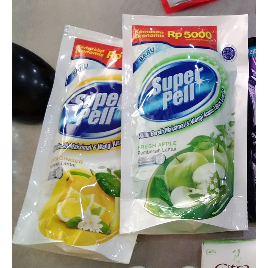 Jual Super Pell Pembersih Lantai Keramik Sabun pel 280ml | Shopee Indonesia