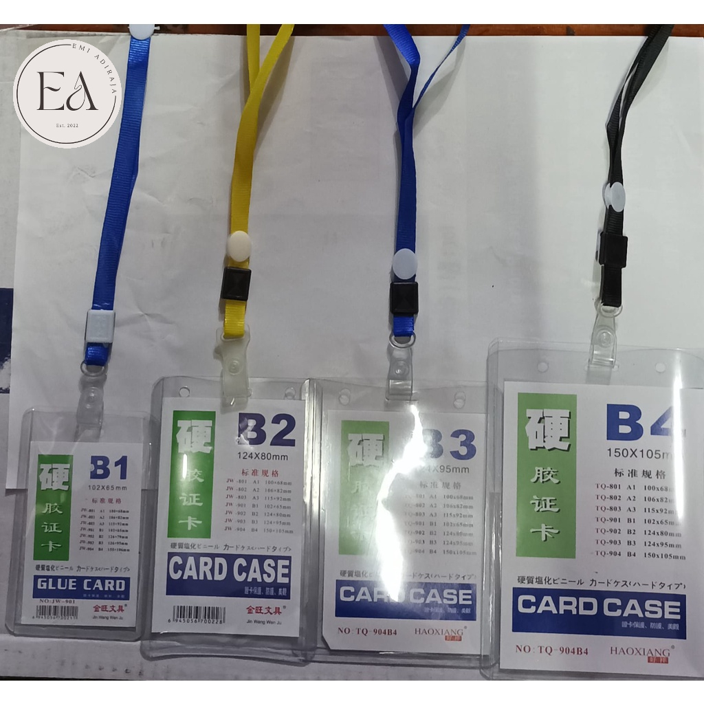 Jual Top Loader Photo Card / Card Case / Name Tag ID Card | Shopee ...