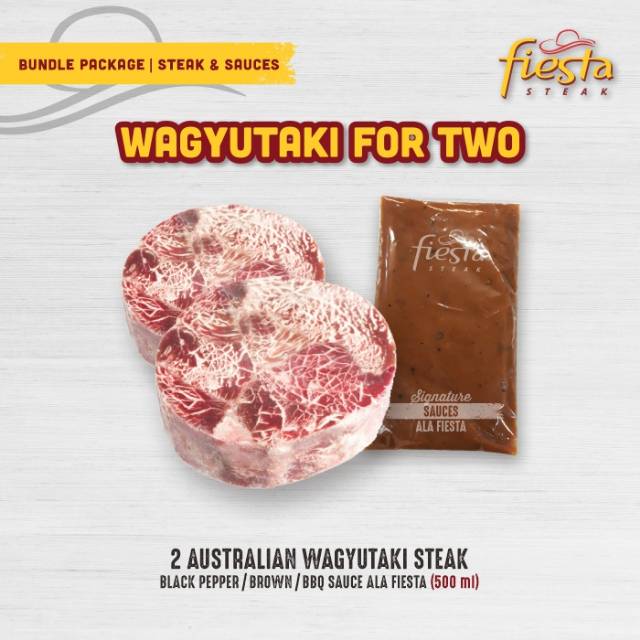 Jual Fiesta Steak Wagyulicious Steak Prime Loin Cut with Saos Black ...