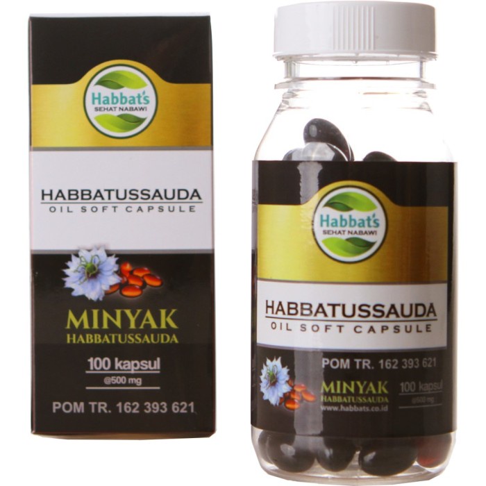 Jual Habbats Oil Soft Capsule Suplemen Herbal Daya Tahan Tubuh Promil ...