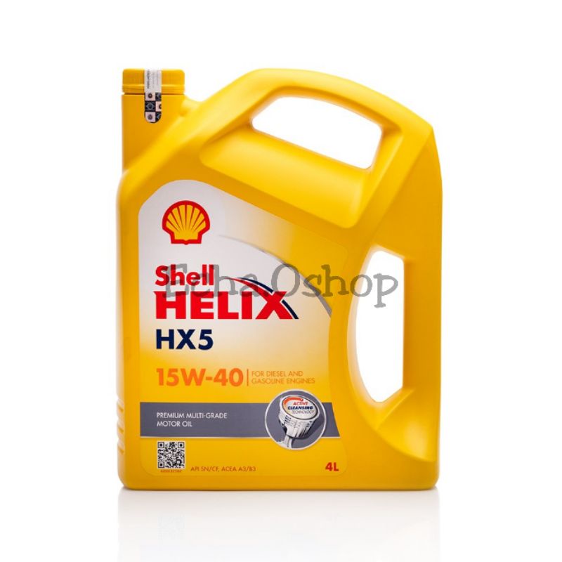 Jual Shell Helix HX5 15W 40 4L Oli Mobil ORIGINAL 100% | Shopee Indonesia