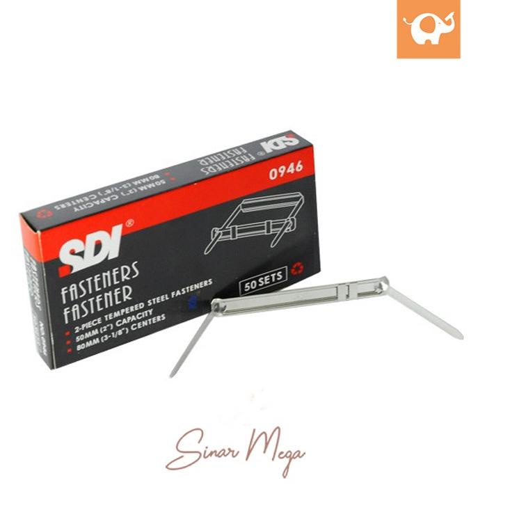 Jual SDI Penjepit Pengikat Kertas Berlubang Paper Fastener Map ...