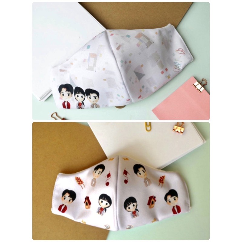 Jual Masker kain katun bambu 3ply - START UP ( han ji pyeong, seo dal ...