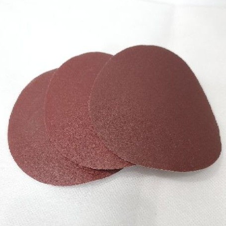 Jual Amplas Bulat grit 400 / Amplas Tempel Velcro 4" Harga Per Lembar ...