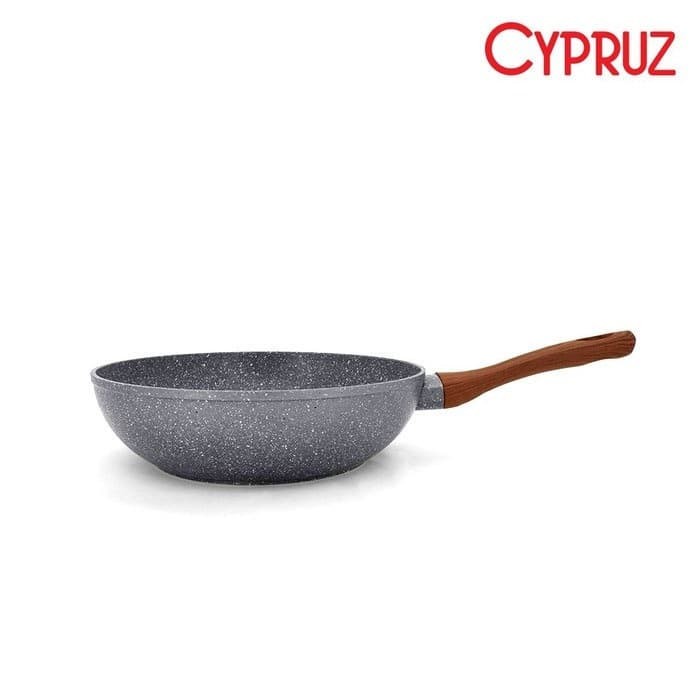 Jual FRY WOK PAN MARBLE INDUKSI ANTI LENGKET CYPRUZ | Shopee Indonesia