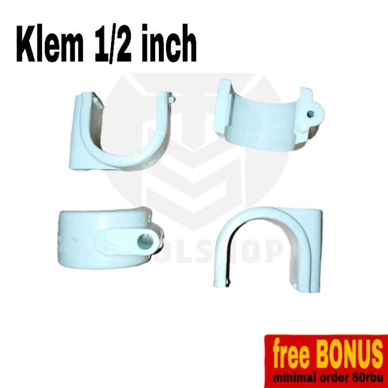 Jual Klem Pipa pvc 1/2 inch | Shopee Indonesia