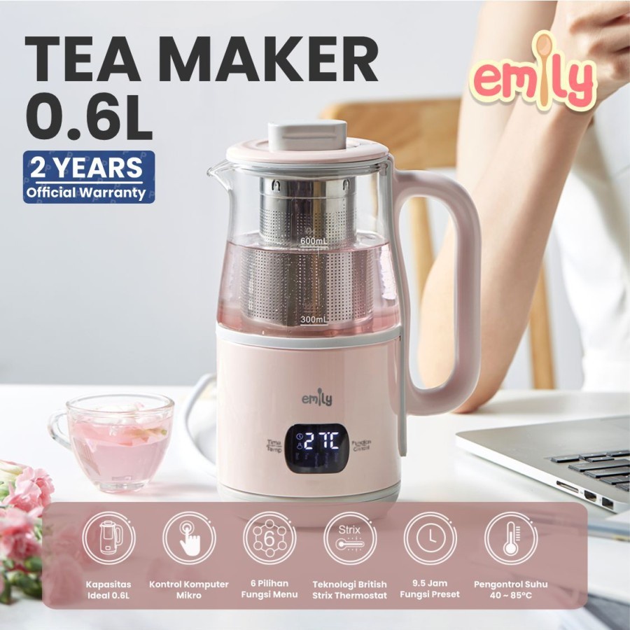 Jual Emily Tea Maker / Alat Pembuat Teh Elektrik Otomatis / Teko Teh ...