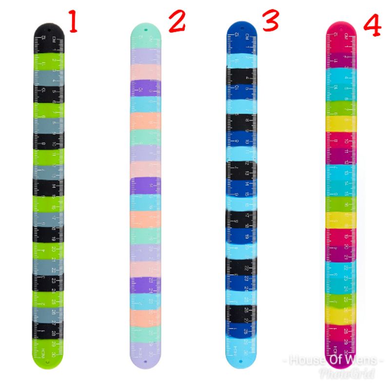 Jual SMIGGLE MIX UP SLAPBAND RULER 30 CM ORIGINAL | Shopee Indonesia