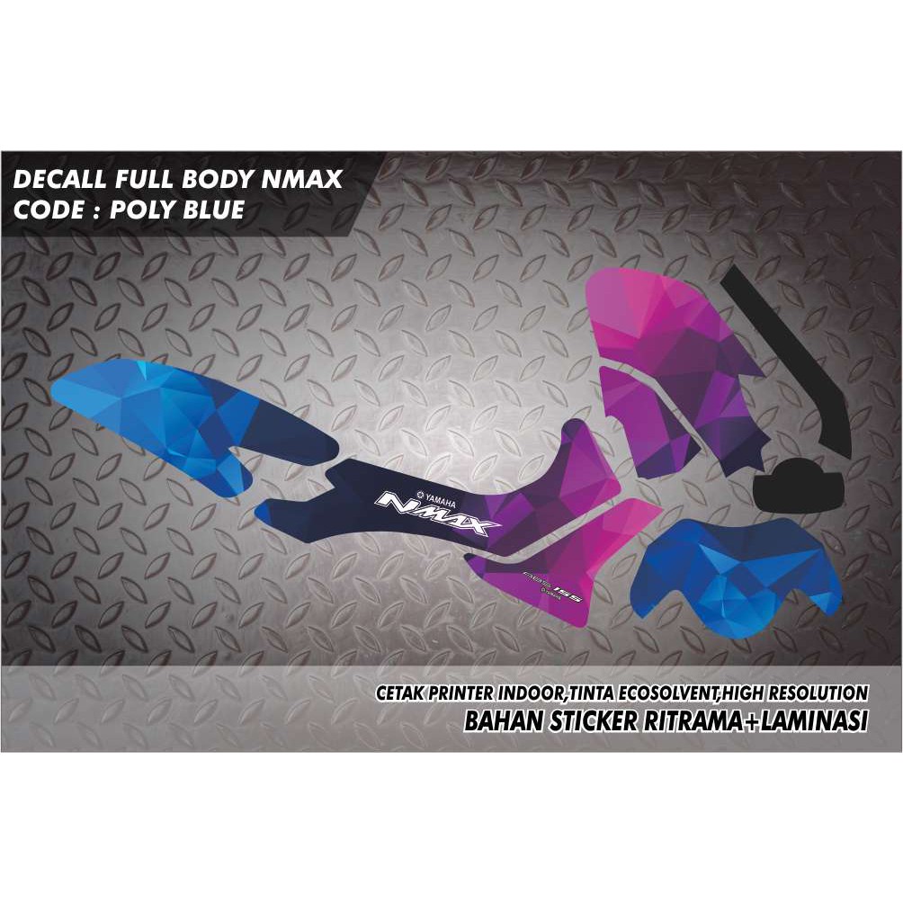 Jual STIKER NEW NMAX | STICKER DECAL NEW N MAX 2020 FULL BODY ABSTRACT ...