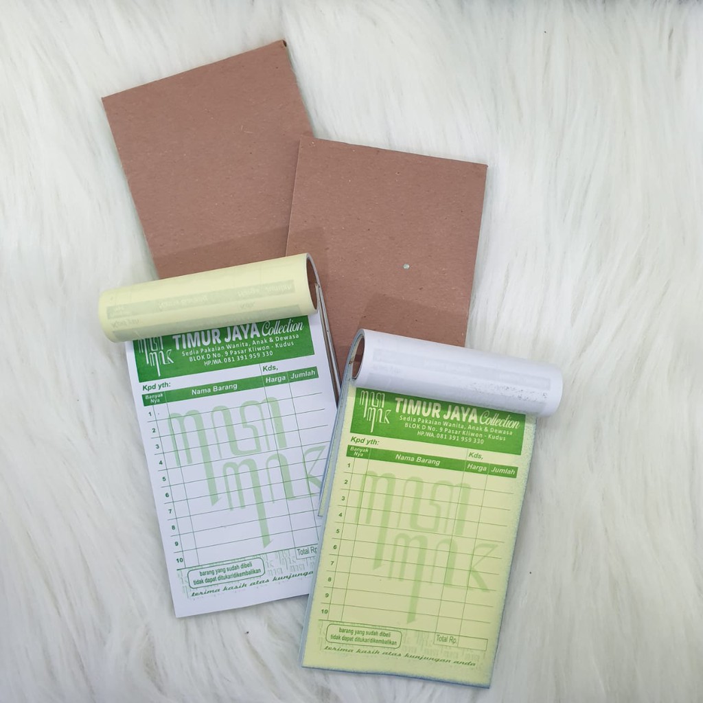 Jual Nota 1/2,1/3,1/4 Folio ( 1 Warna ) | Shopee Indonesia
