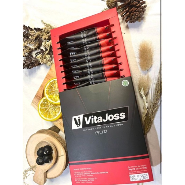 Jual 1 BOX VITA JOSS VITAMIN STAMINA PRIA ISI 10 SACHET BPOM DAN HALAL ...