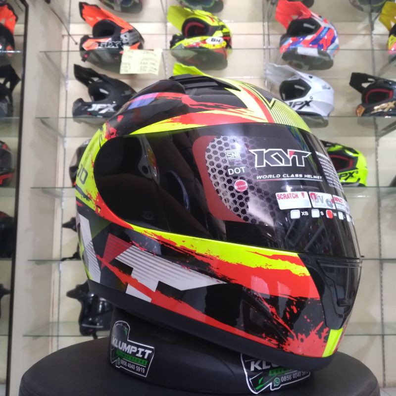 Jual KYT R10 #2 YELLOW | Shopee Indonesia