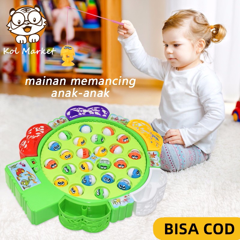 Jual Anak-anak Memancing Mainan Listrik Berputar Memancing Bermain Game ...
