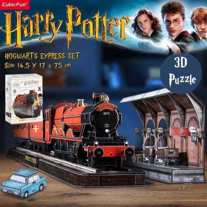 Jual Cubicfun Harry Potter Hogwarts Express - 3D Puzzle | Shopee Indonesia