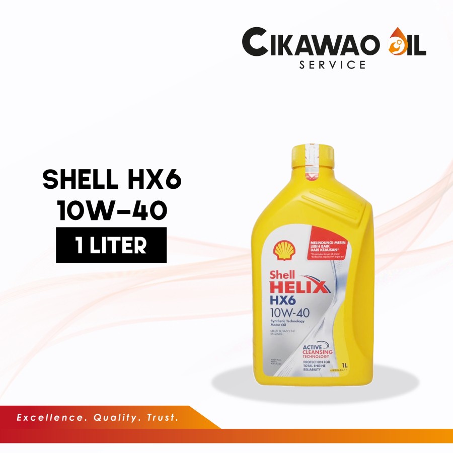 Jual Shell Helix HX6 10W-40 1L (Untuk mobil bensin) | Shopee Indonesia