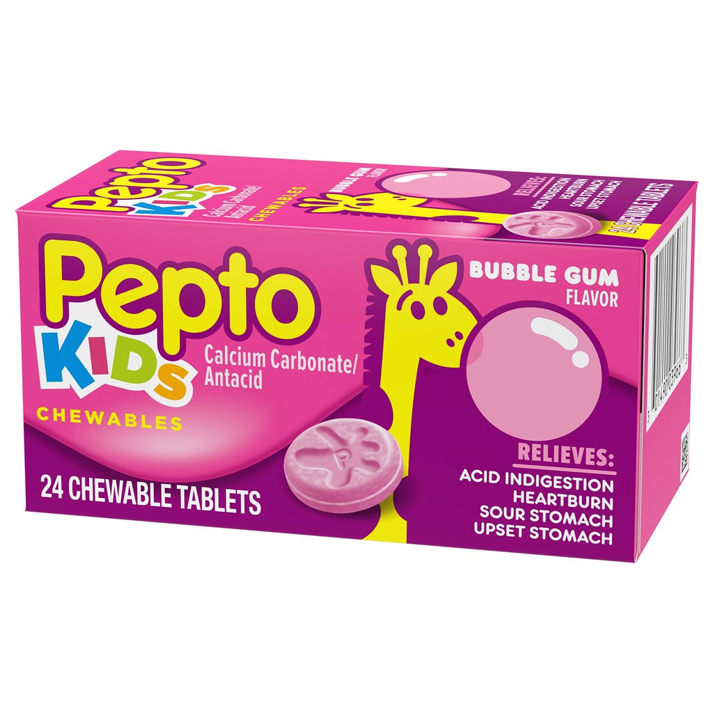 Jual Obat Asam Lambung Anak Pepto Kids Chewables and Gummies | Shopee ...