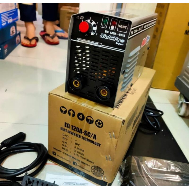 Jual Mesin Las MULTIPRO 125A Solid ST EG-120A Travo/Trafo Las 450 watt ...