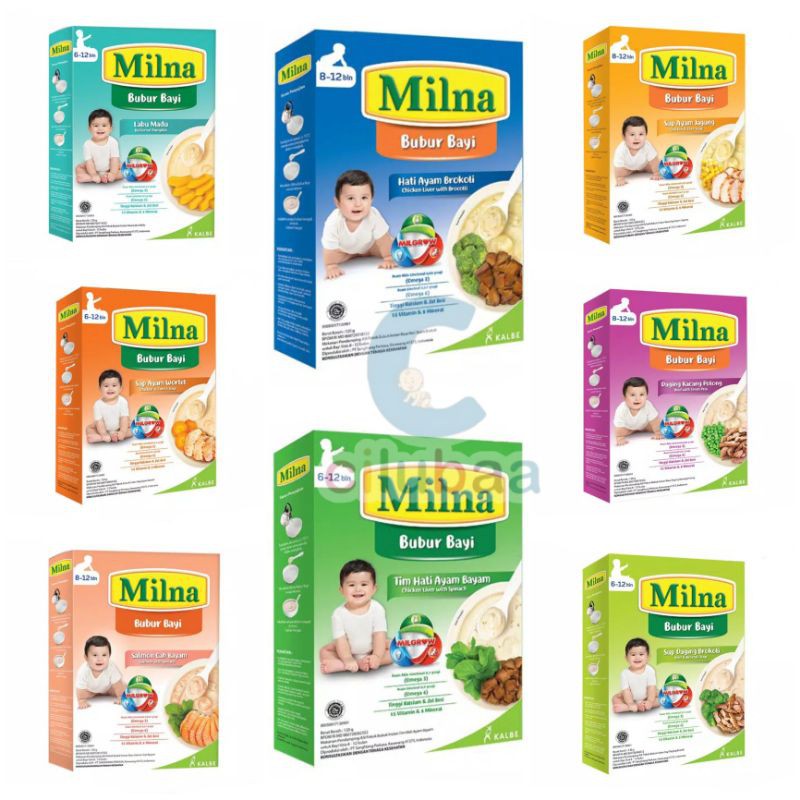 Jual Milna Bubur Reguler Tim, WGAIN, Goodmil 6+ 8+ 9+ 12+ mpasi bayi ...