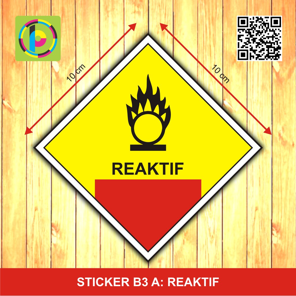 Jual Sticker Limbah B3 - Reaktif [size 10 cm] | Shopee Indonesia