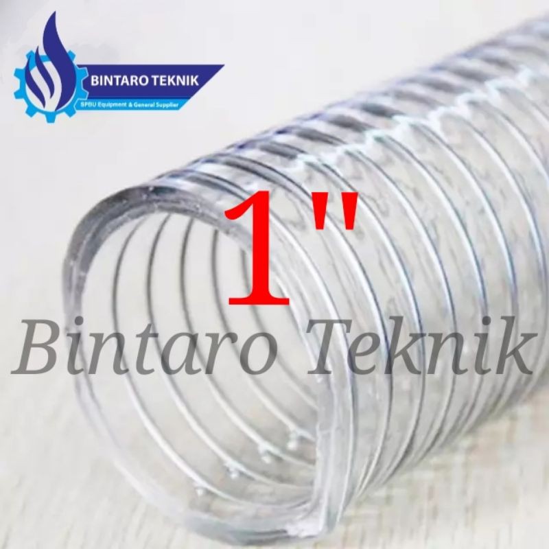 Jual HARGA PER METER Spring Hose Selang PVC Selang Bening Transparan ...