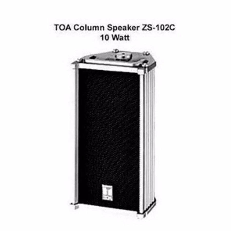 Jual TOA ZS-102C Column Speaker Indoor / Outdoor Speaker Dinding Masjid TOA | Shopee Indonesia