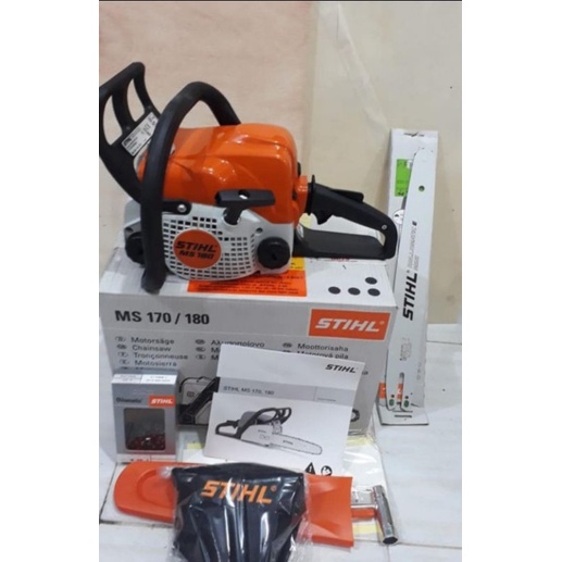 Jual STHIL MS 180 Mesin Chainsaw Gergaji Kayu Pohon 16 Inch Original Germany | Shopee Indonesia