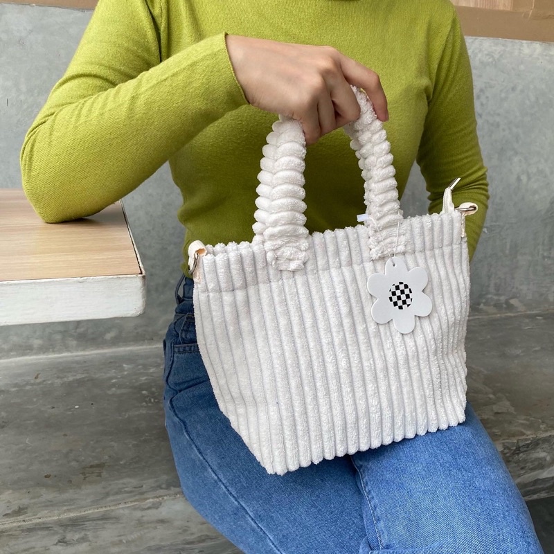 Jual Herlite - Ryu bag in white | Shopee Indonesia