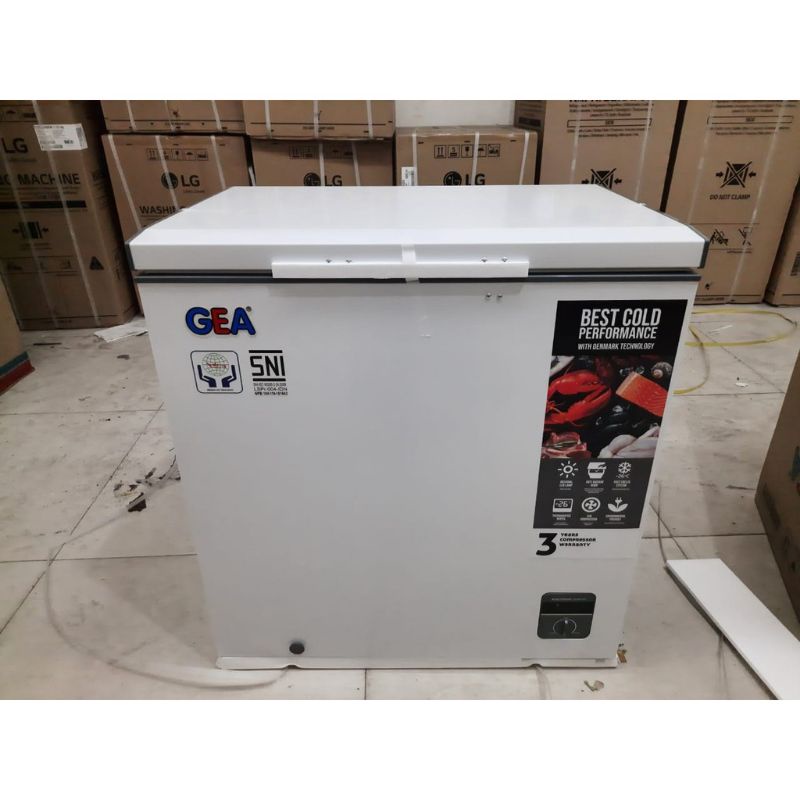 Jual CHEST FREEZER GEA AB-208 R KAPS. 210L - Semarang | Shopee Indonesia