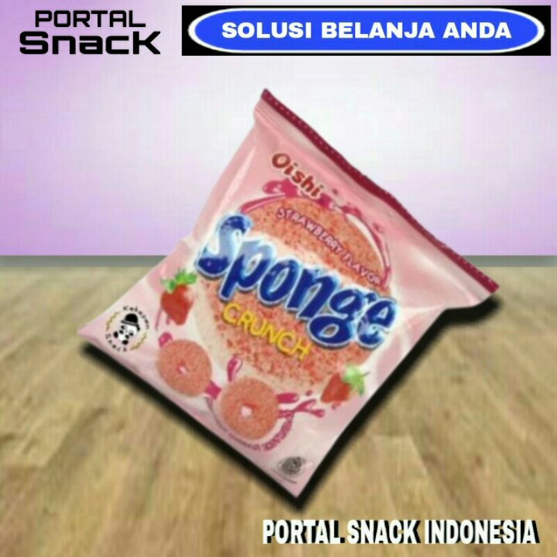 Jual SPONGE KECIL Crunch oishi 1 pack isi 20 x 9gr | Shopee Indonesia