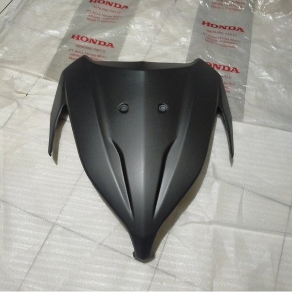 Jual cover front top panel tameng vario 110 fi led K46 matte black ...