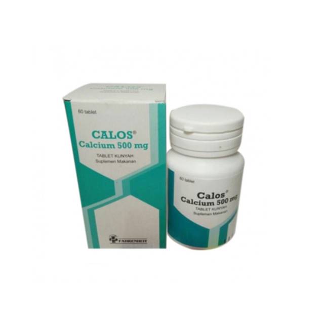 Jual CALOS CALCIUM 500mg isi 60 tablet | Shopee Indonesia