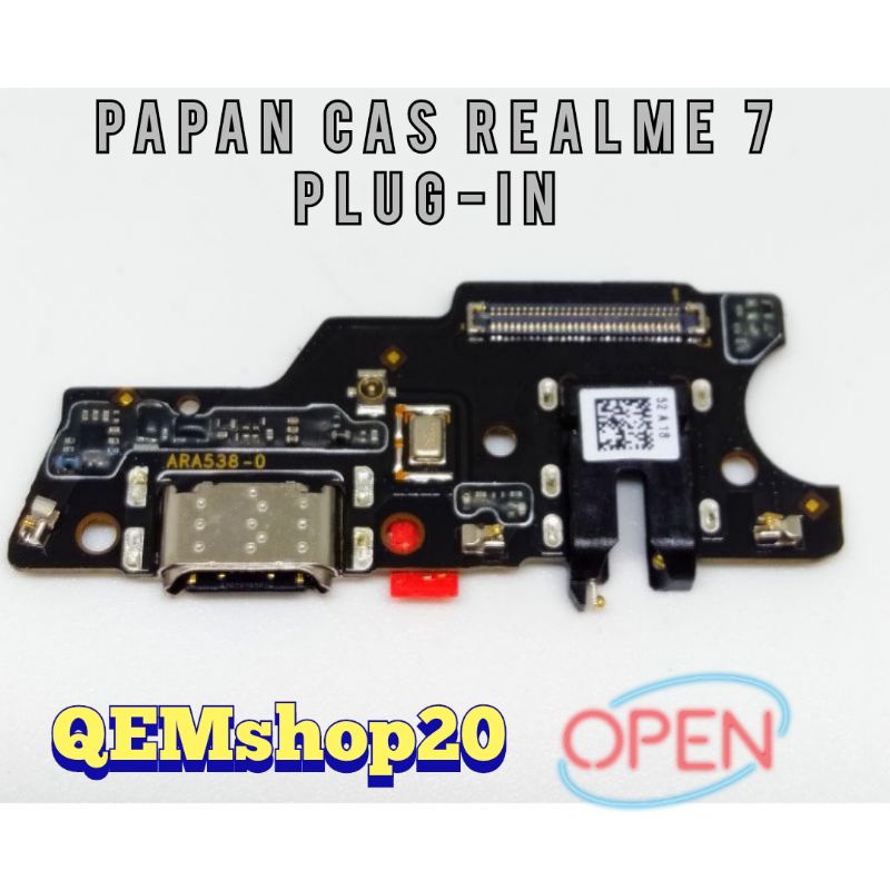 Jual Board papan cas konektor charger pcb Realme 7 plug-in mic original ...