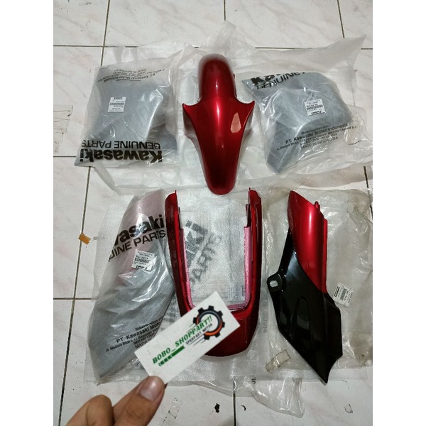 Jual fullset full body set Ninja R SS merah maron marun original ...
