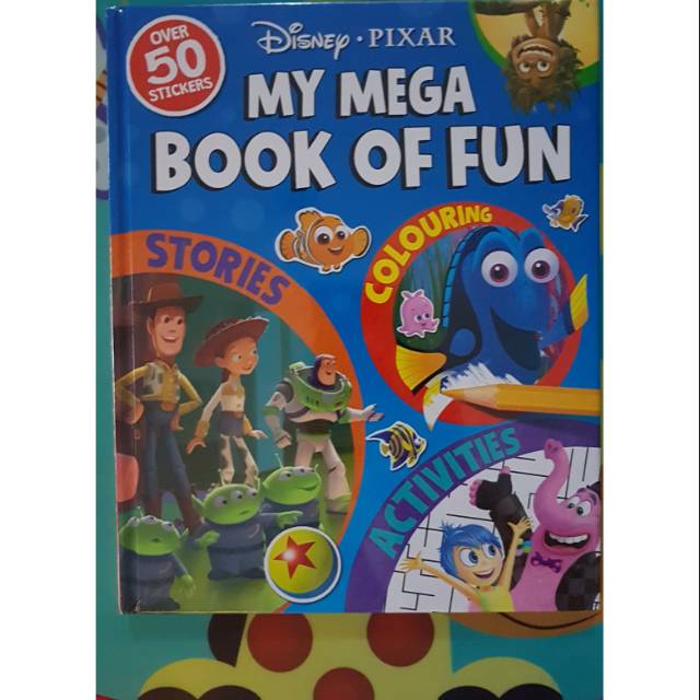 Jual Buku Cerita Buku Sticker Activity Book Disney Pixar: My Mega Book ...