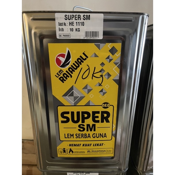 Jual Lem Super Kuning SM / Lem Rajawali 10KG / Lem Super Blek / Lem ...