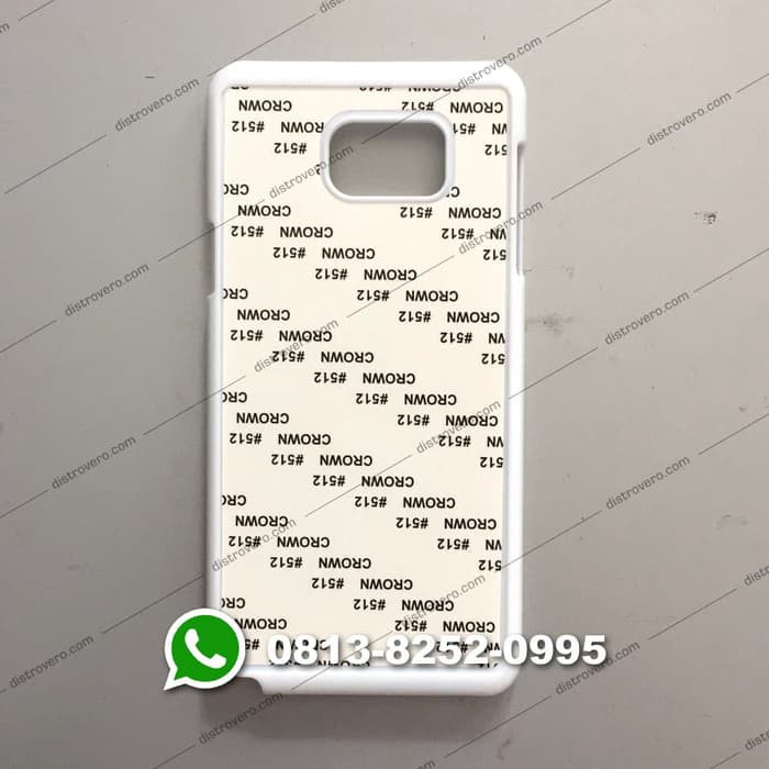 Jual Samsung Note 5 Case Snap On 2D Hard Polos Blank Sublimasi White ...