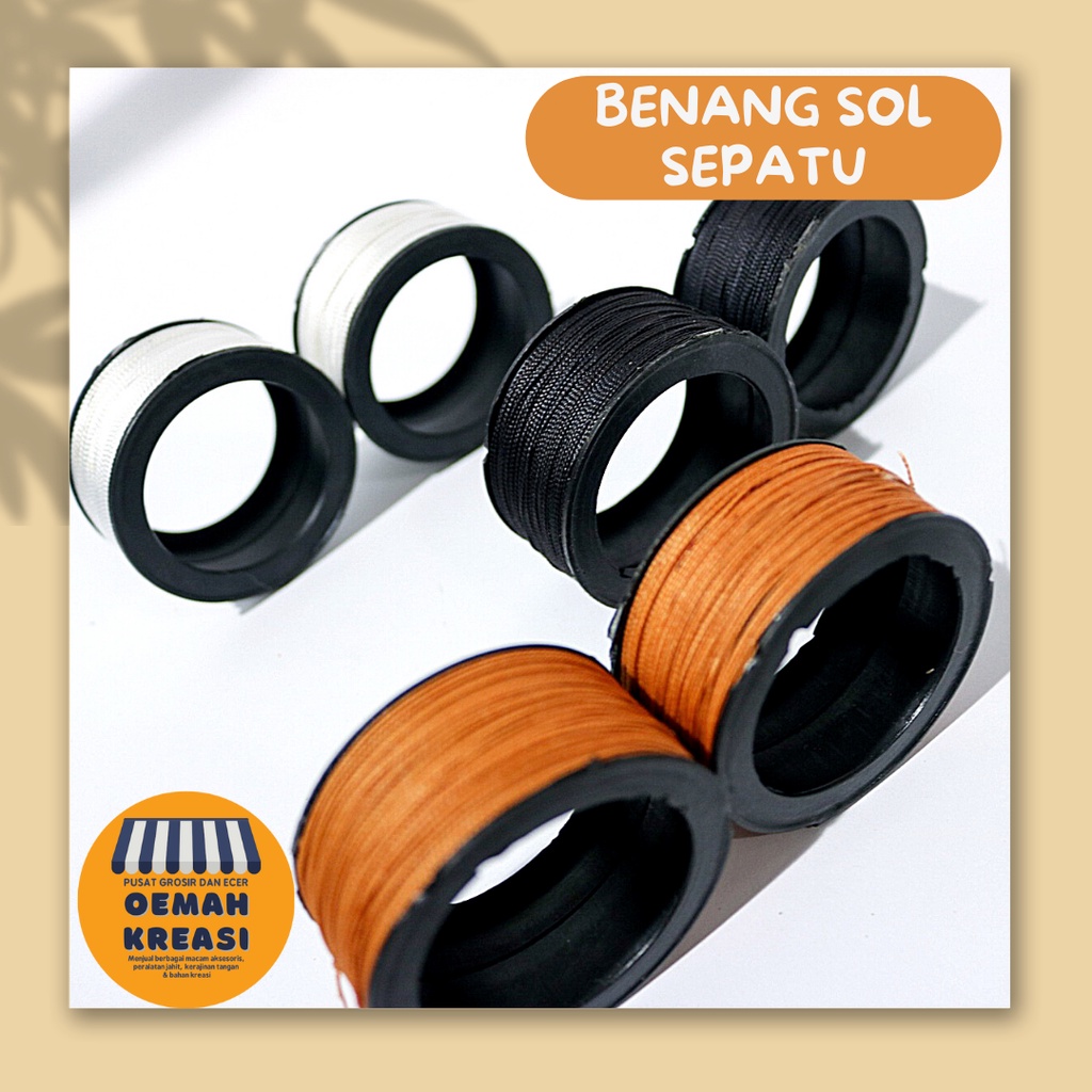 Jual Tali Benang Sol Sepatu/ Benang Layangan Nilon MURAH | Shopee Indonesia