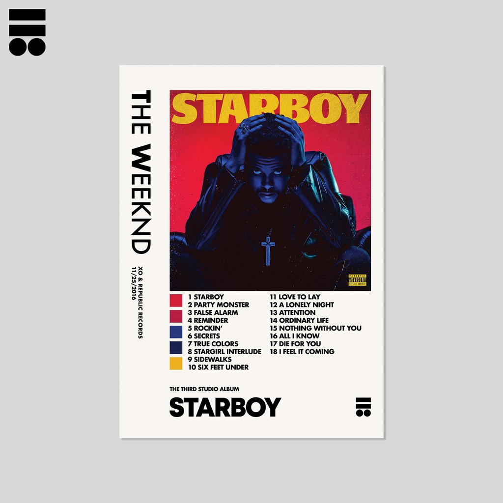 Jual The Weeknd - Starboy Poster | Shopee Indonesia