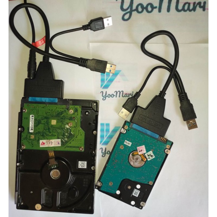 Jual Kabel konektor konverter USB 3.0 to SATA hardisk PC 3.5, HDD ...