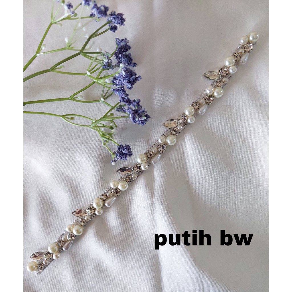 Jual payet rangkai mutiara as10 premium/bisa custom warna dan ukuran ...