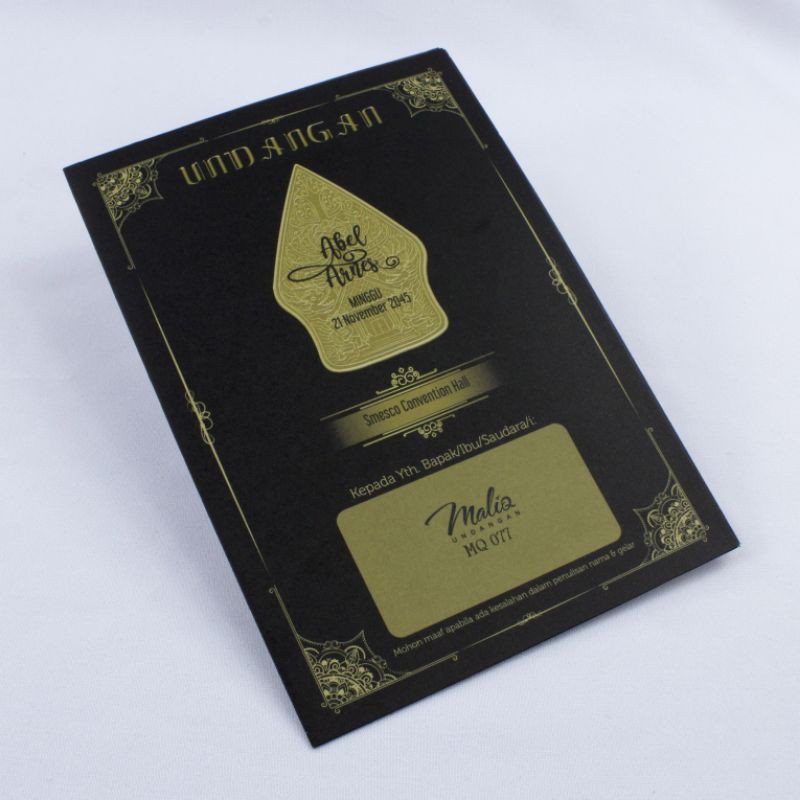 Jual Cetak Undangan Pernikahan Desain Maliq 77 | Shopee Indonesia