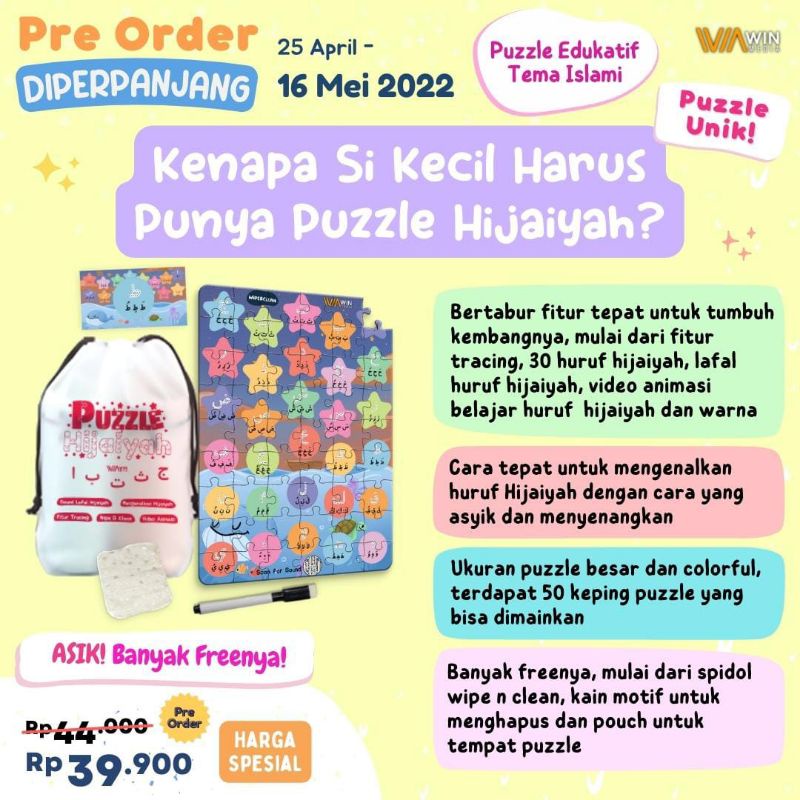 Jual Puzzle Hijaiyah (Unik) | Shopee Indonesia