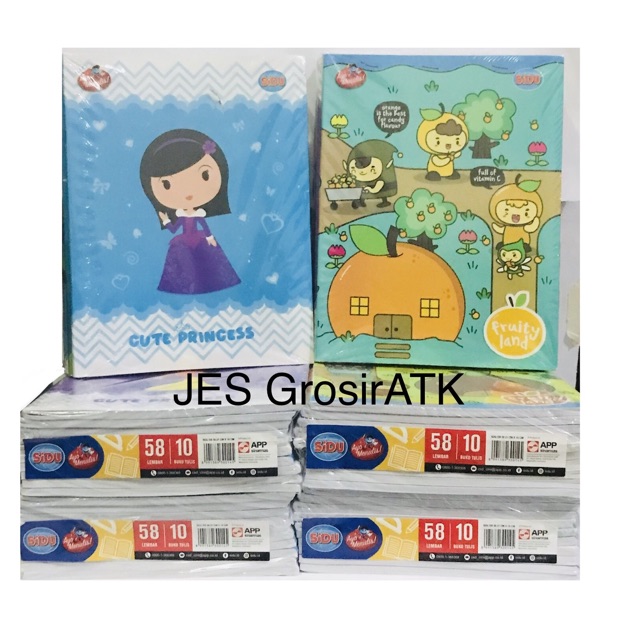 Jual Buku Tulis SIDU 58 Lembar [Pak=10 buku] | Shopee Indonesia