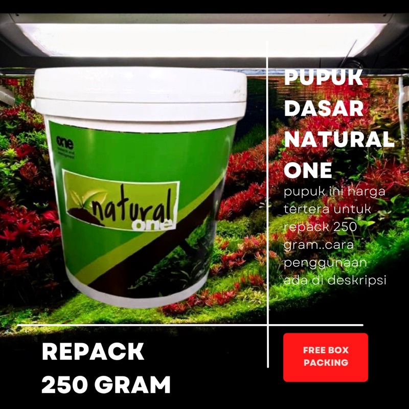 Jual Pupuk Dasar Natural One “Repack” - pupuk dasar tanaman aquascape ...