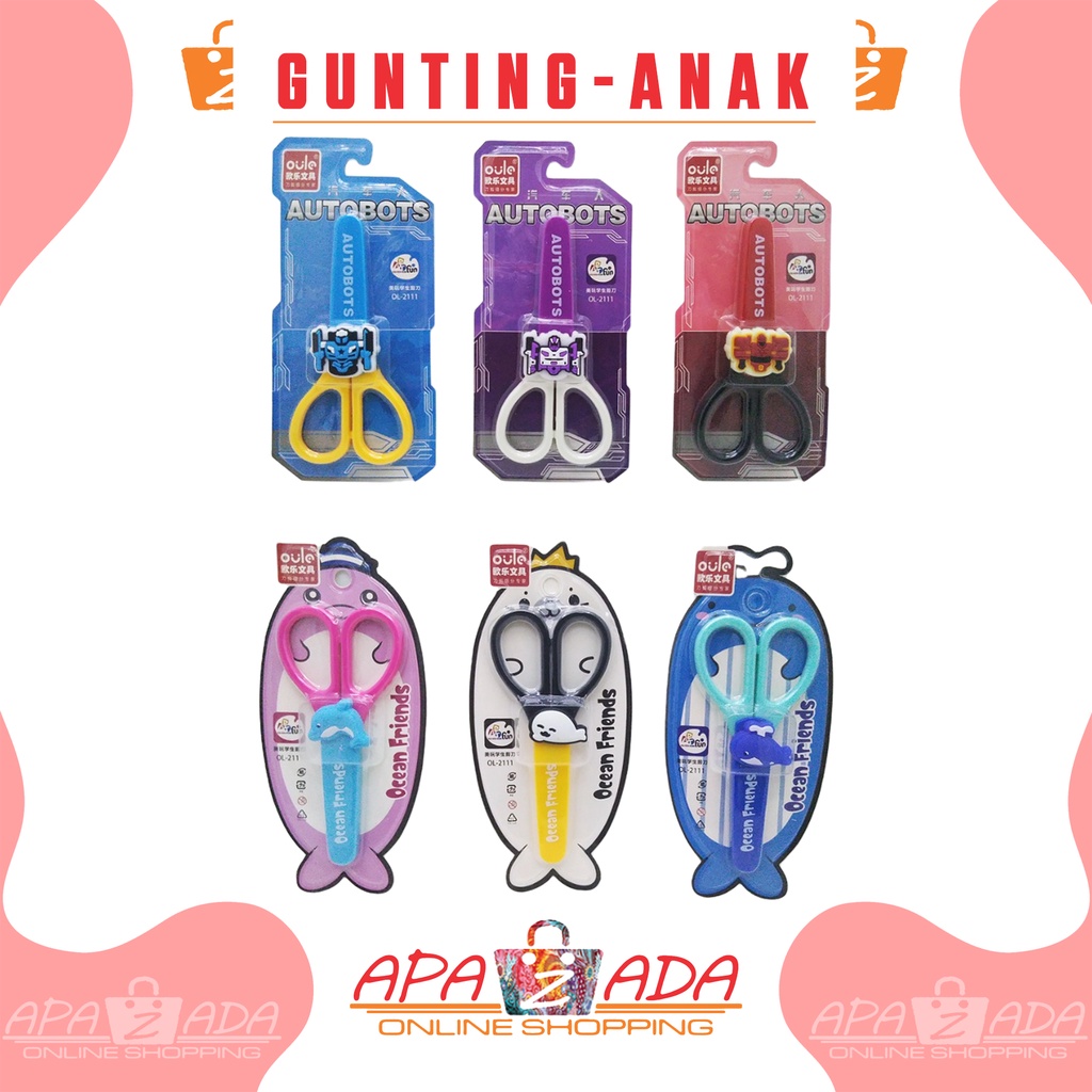 Jual Apazada - Gunting Anak Aman / Gunting Kertas Anak / Kids Scissor ...