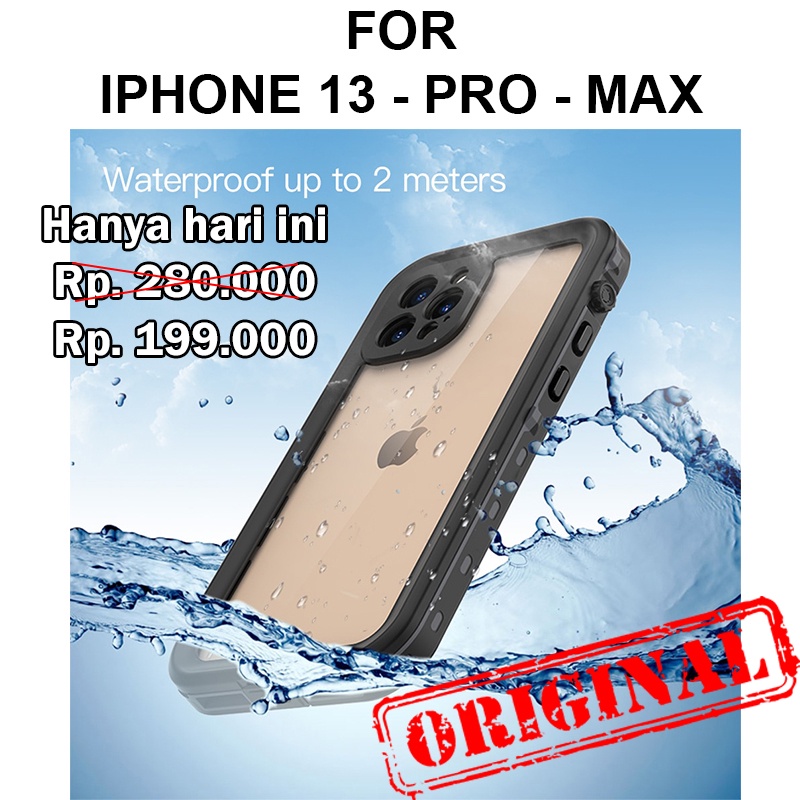 Jual REDPEPPER case iPhone 13 - iPhone 13 Pro - iPhone 13 Pro Max casing hp anti air waterproof ...